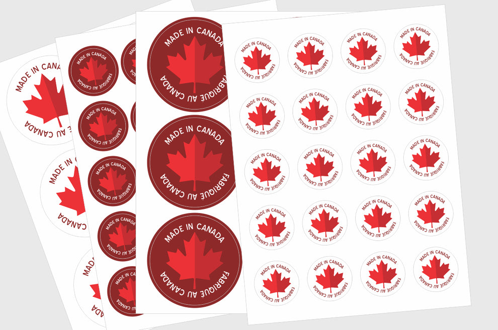 Canada | Made In Canada Stickers | Canadian Stickers With Made In Cana ...