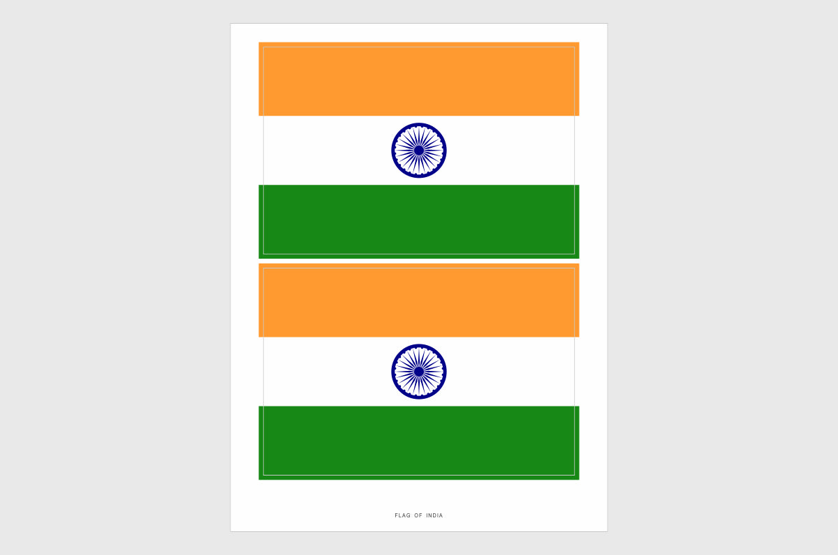 India Flag Stickers – PutAFlagOnIt.com