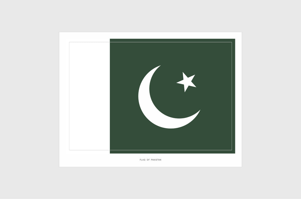 Pakistan Flag Sticker, Weatherproof Vinyl Pakistani Flag Stickers ...