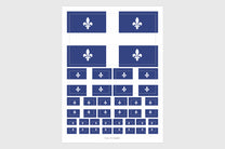 Quebec Flag Stickers – PutAFlagOnIt.com