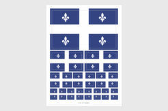 Quebec Flag Stickers – PutAFlagOnIt.com