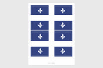 Quebec Flag Stickers – PutAFlagOnIt.com