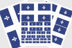 Quebec Flag Stickers – PutAFlagOnIt.com