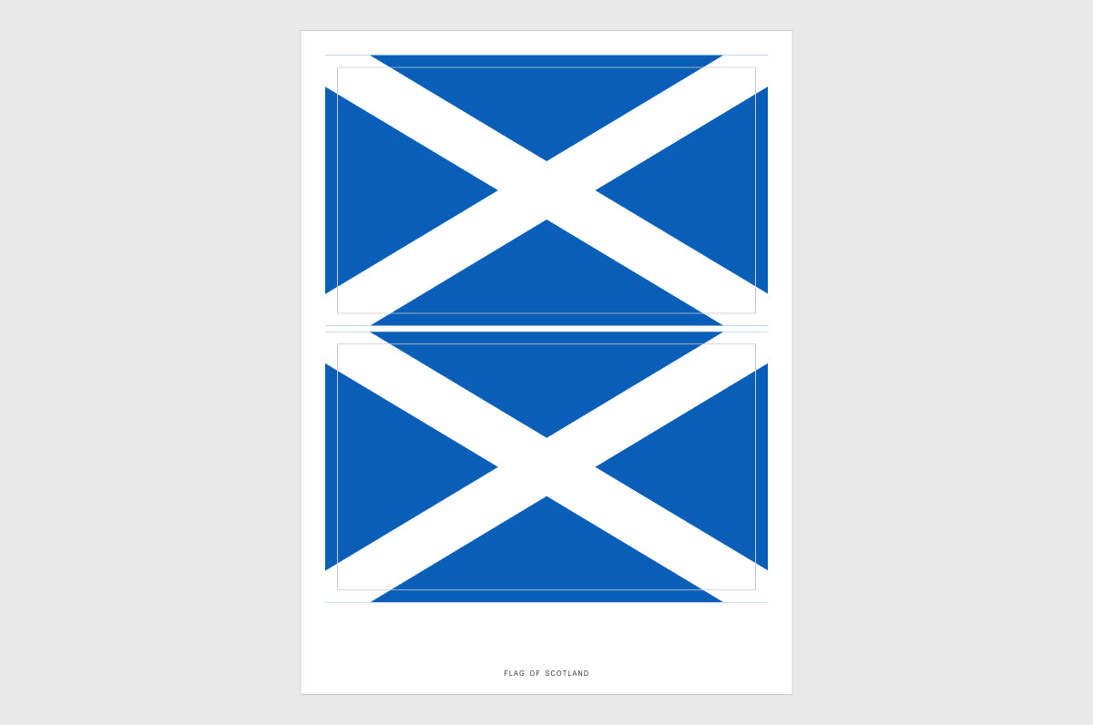 Scotland Flag Sticker, Weatherproof Vinyl Scottish Flag Stickers ...